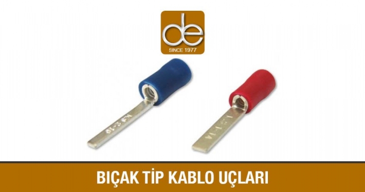 Bıçak Tip Kablo Ucu Bakır (E-Cu), Kalay Kaplı, PVC - Dostlar Elektrik