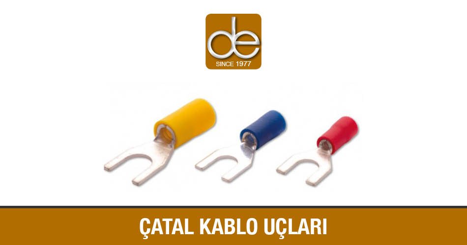 Çatal Kablo Ucu Çatal tip izoleli kablo uçları - Dostlar Elektrik