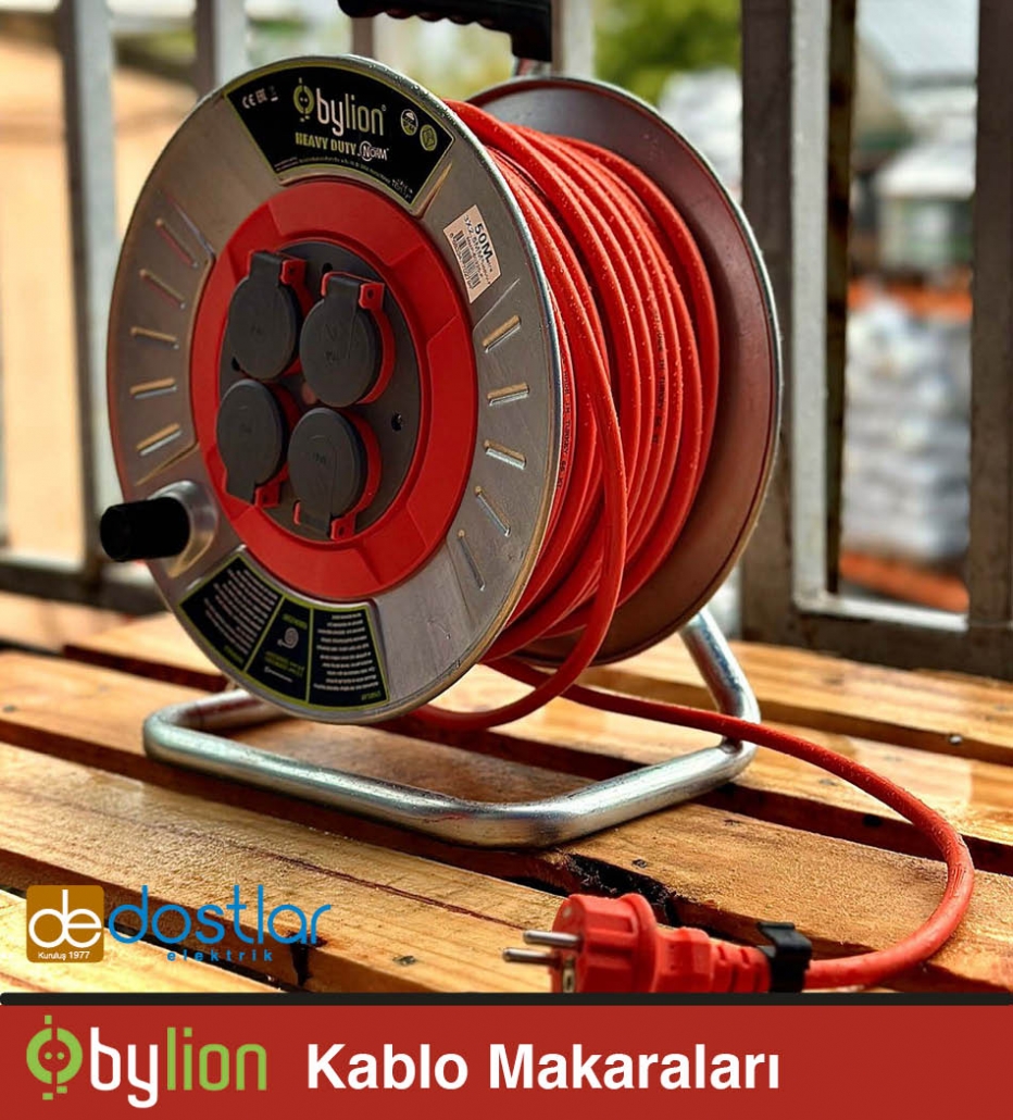 Bylion Kablo Makaraları Makaralı Uzatma Kablosu - Dostlar Elektrik